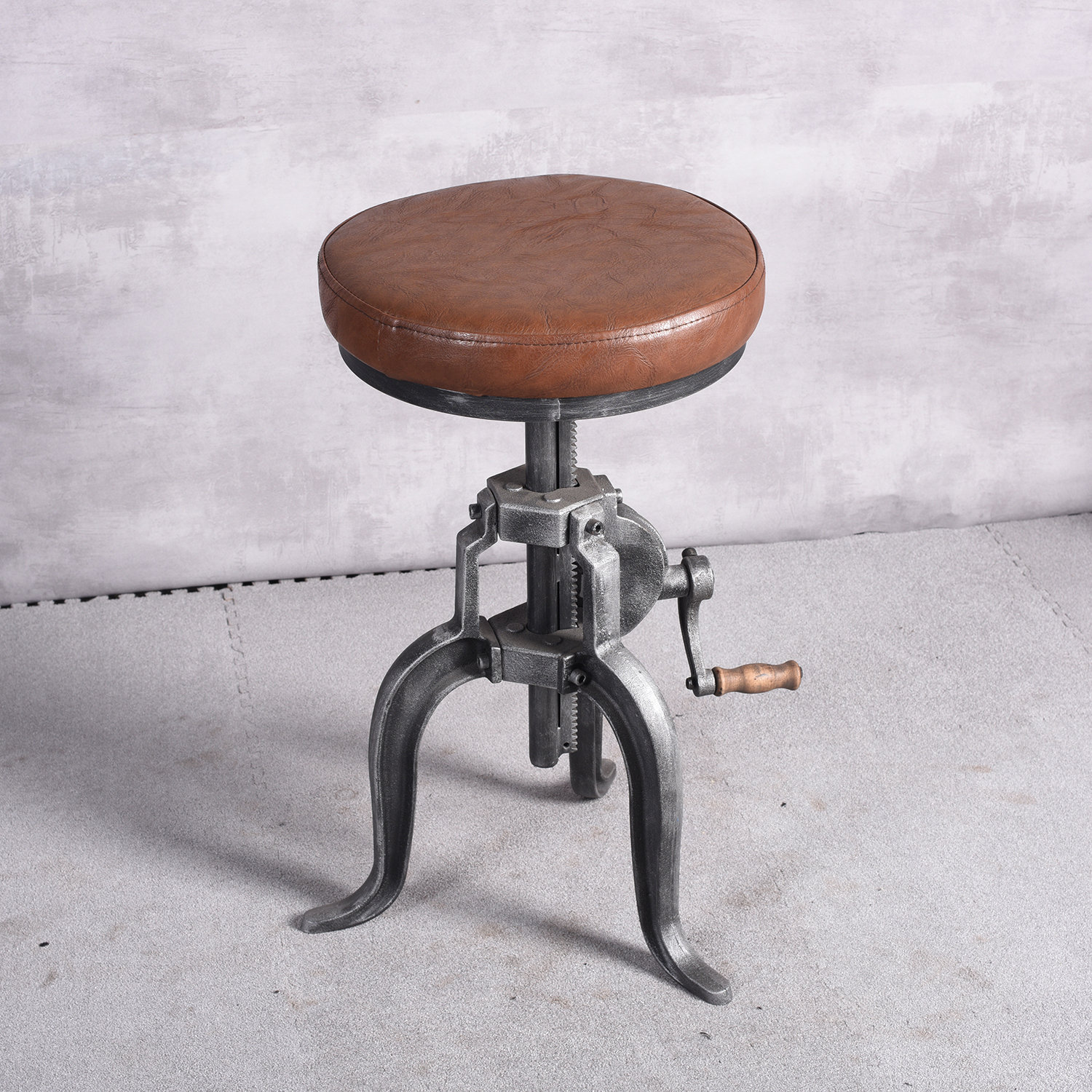 Williston Forge Jomarion Swivel Upholstered Adjustable Height Counter ...