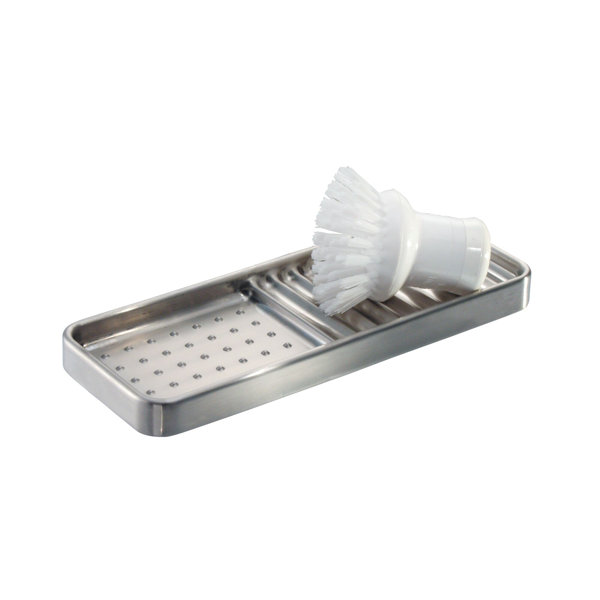iDesign Forma Kitchen Sink Tray for Sponges, Scrubbers, Soap ...