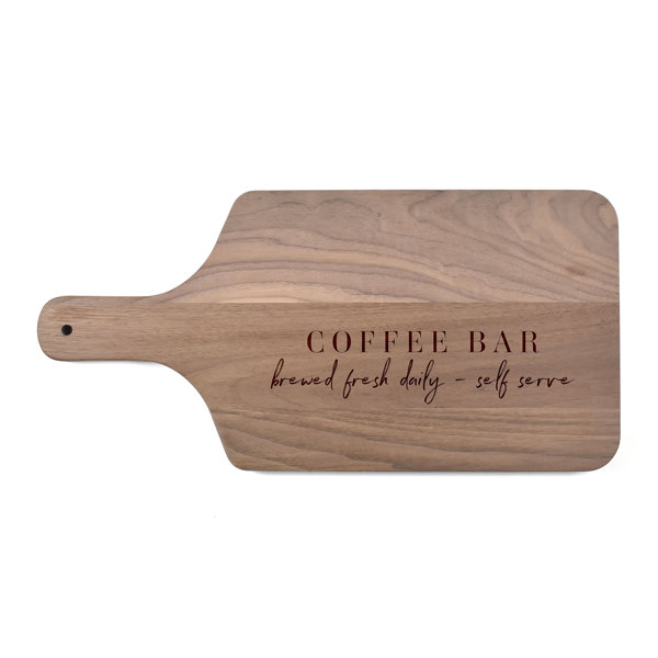 Designs Direct Creative Group Self Serve Coffee Bar Cutting Board | Wayfair