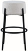Latitude Run® Upholstered Counter Stool with Metal Frame & Reviews ...