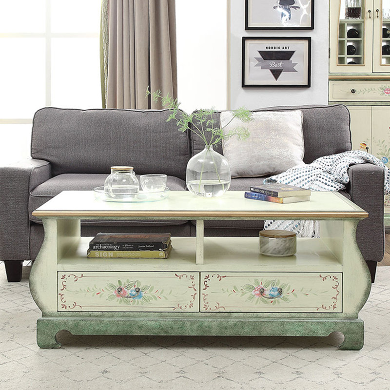 aurasarise Round edge smooth coffee table | Wayfair