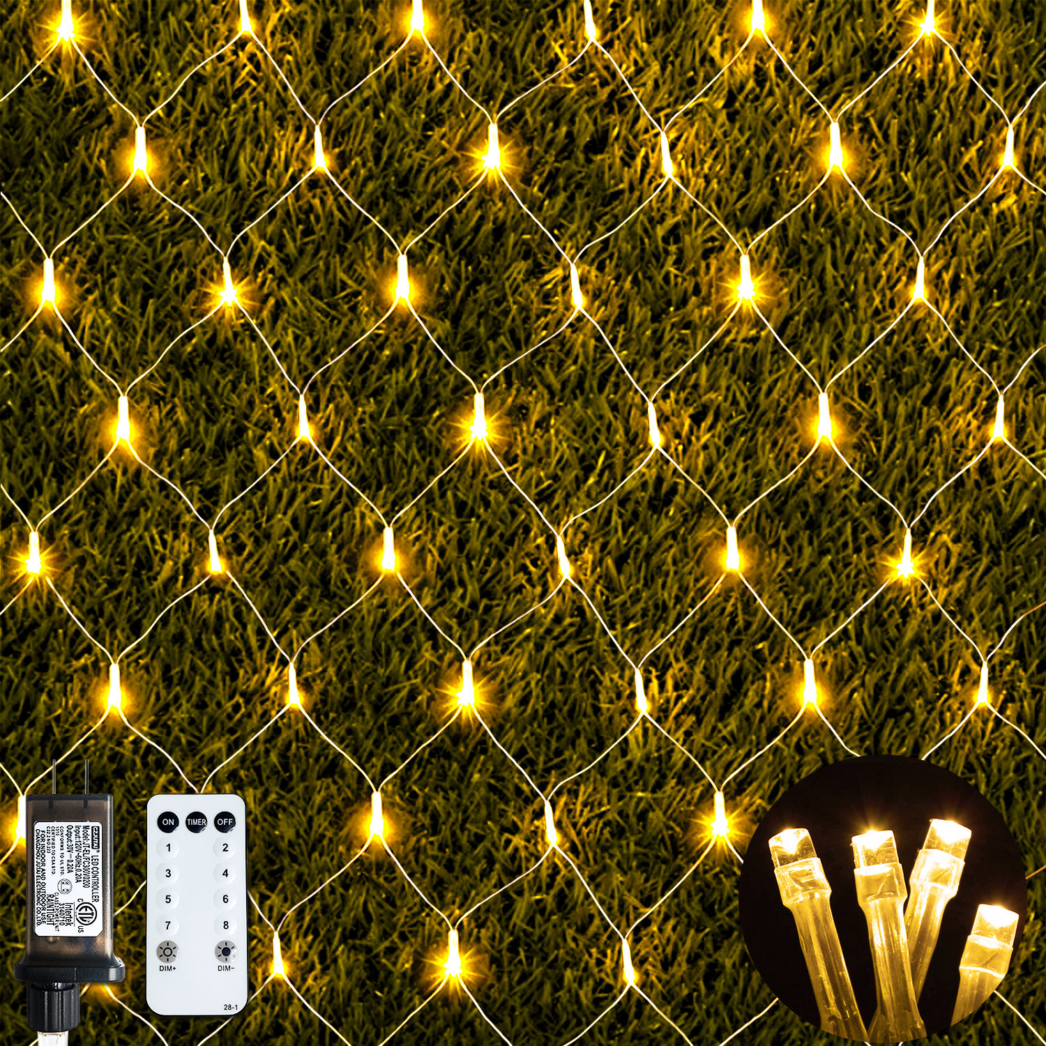 Mercer41 Birzer 360 - Bulb 144'' Plug-in LED String Light | Wayfair