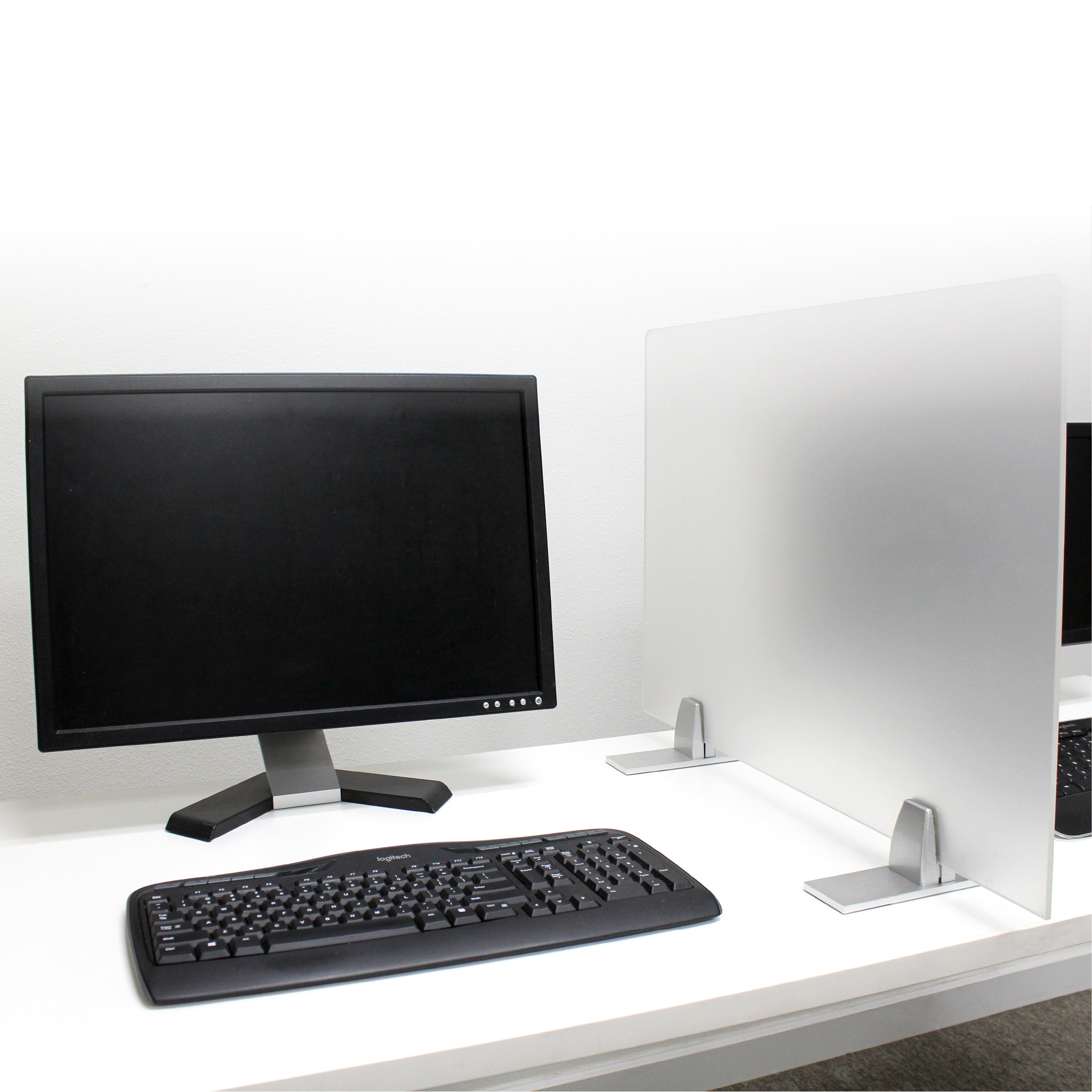 OBEX Acrylic Free Standing Privacy Screen | Wayfair