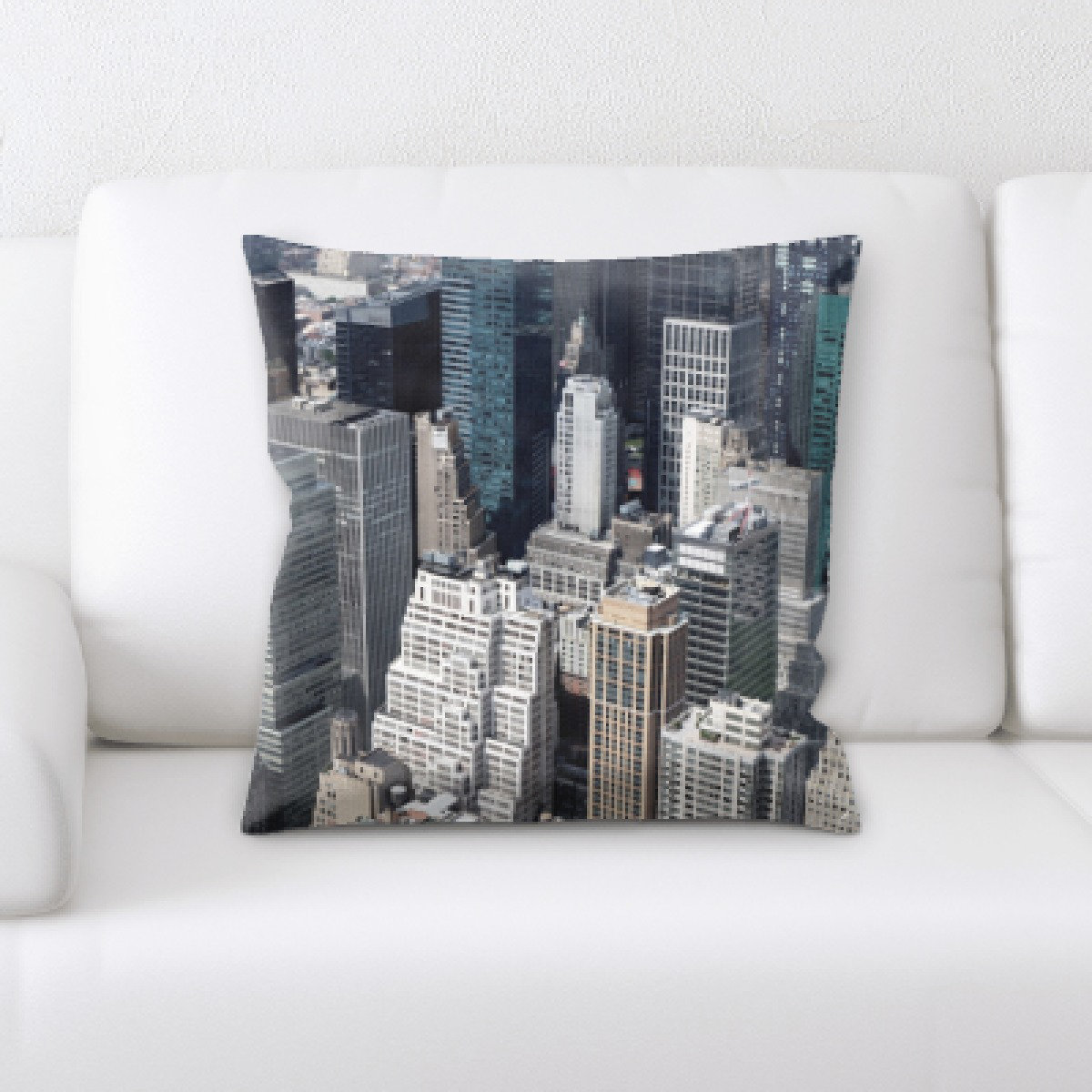 Latitude Run® Gaenside New York City Shots Throw Pillow | Wayfair