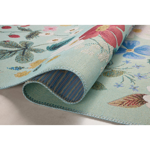 Rifle Paper Co. x Loloi Perennial Mint Indoor / Outdoor Area Rug ...