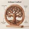 Red Barrel Studio® Triana Wooden Tree of Life Handmade Sculpture Unique ...