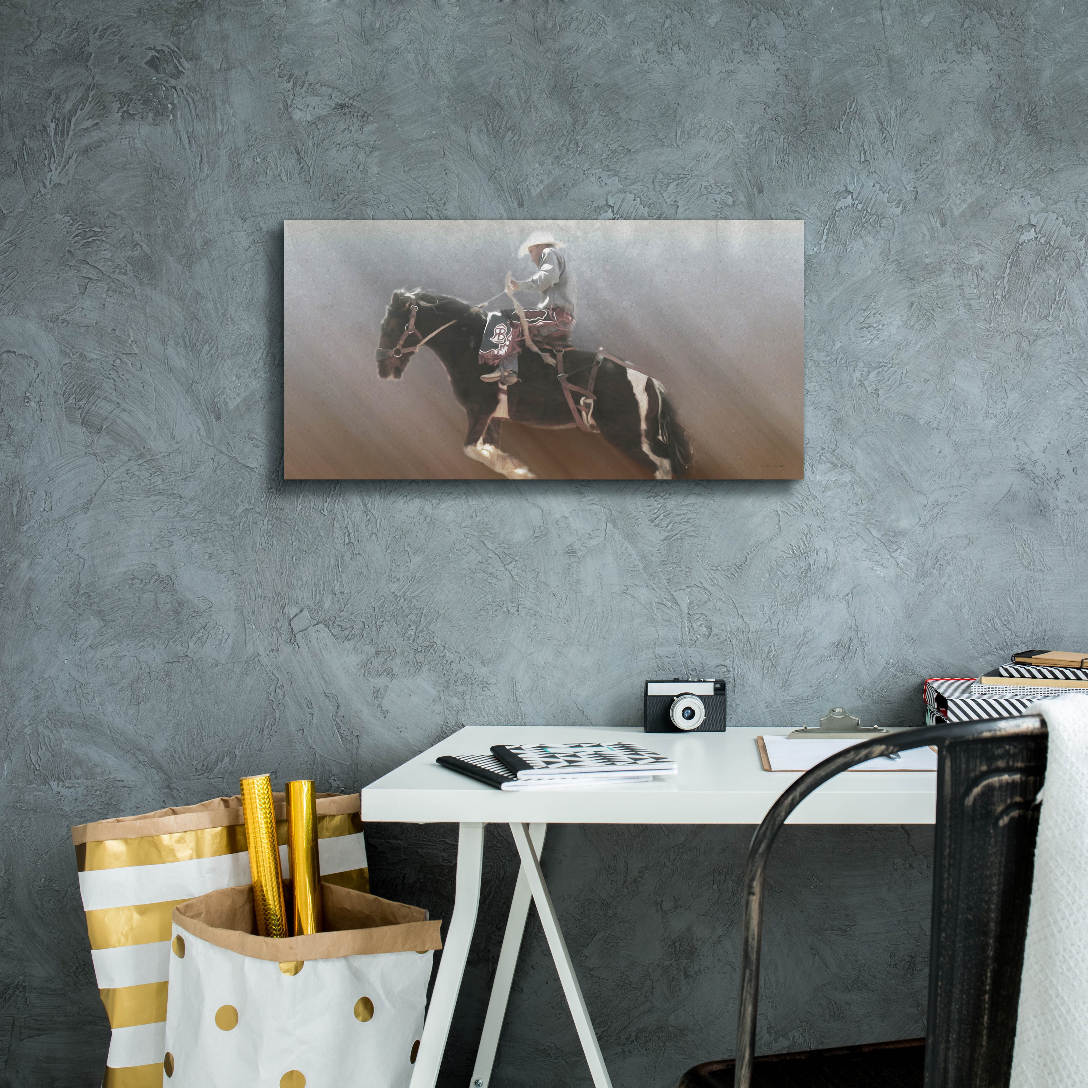 Union Rustic Rockin' RB' by Kari Brooks, Canvas Wall Art | Wayfair