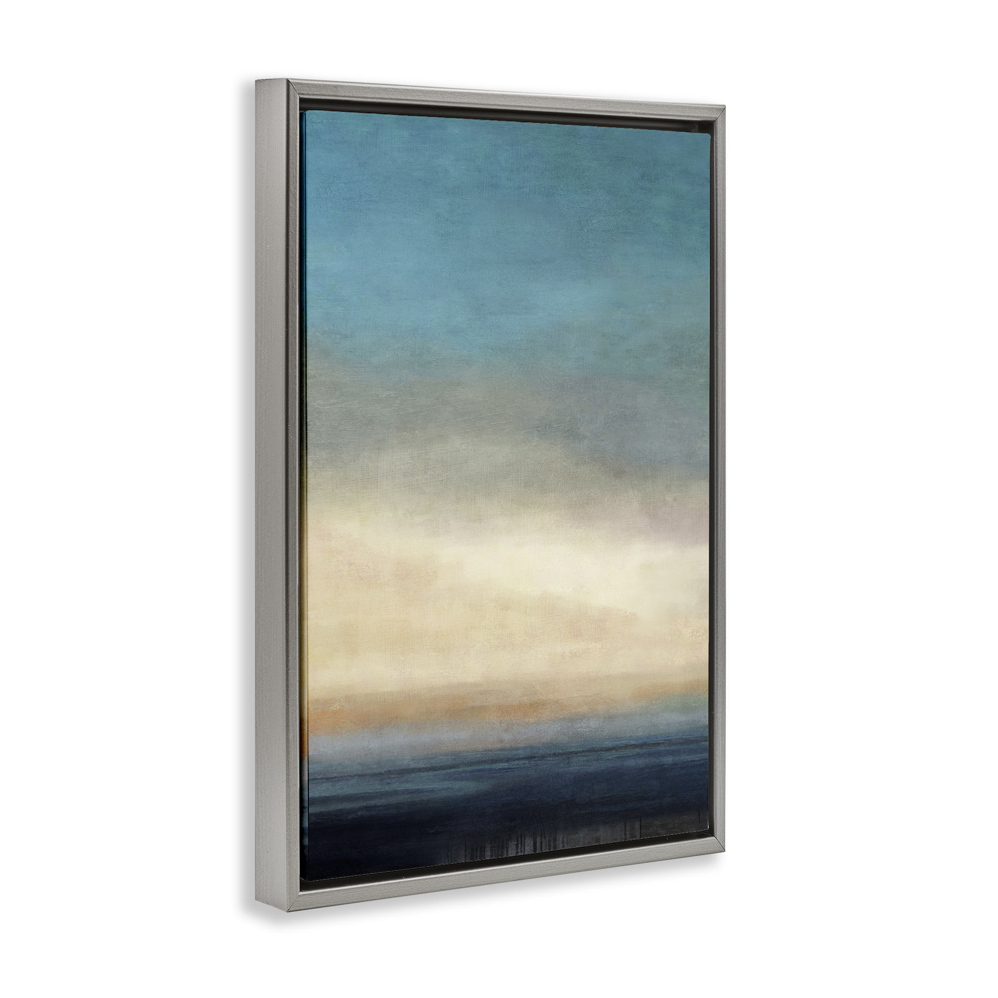 Dovecove Deep Blue Ocean Abstract Canvas by Suzanne Nicoll | Wayfair