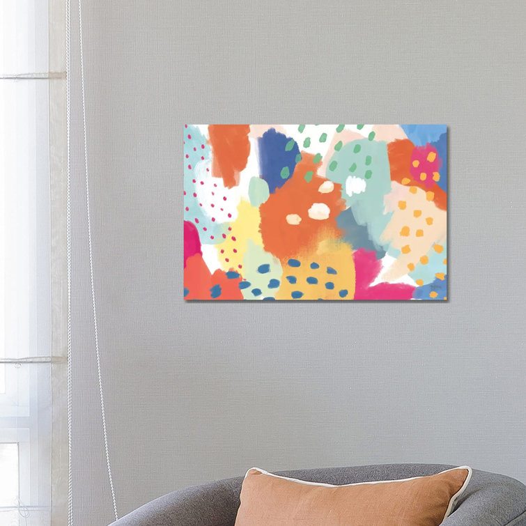Metro Lane Bright Life II by Mary Urban - Wrapped Canvas Painting ...