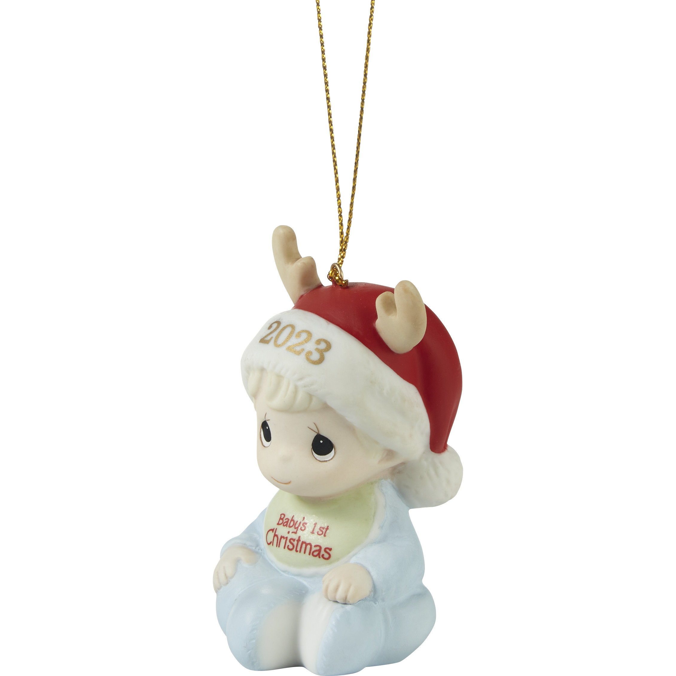 Precious Moments Baby’s First Christmas 2023 Dated Boy Bisque Porcelain ...