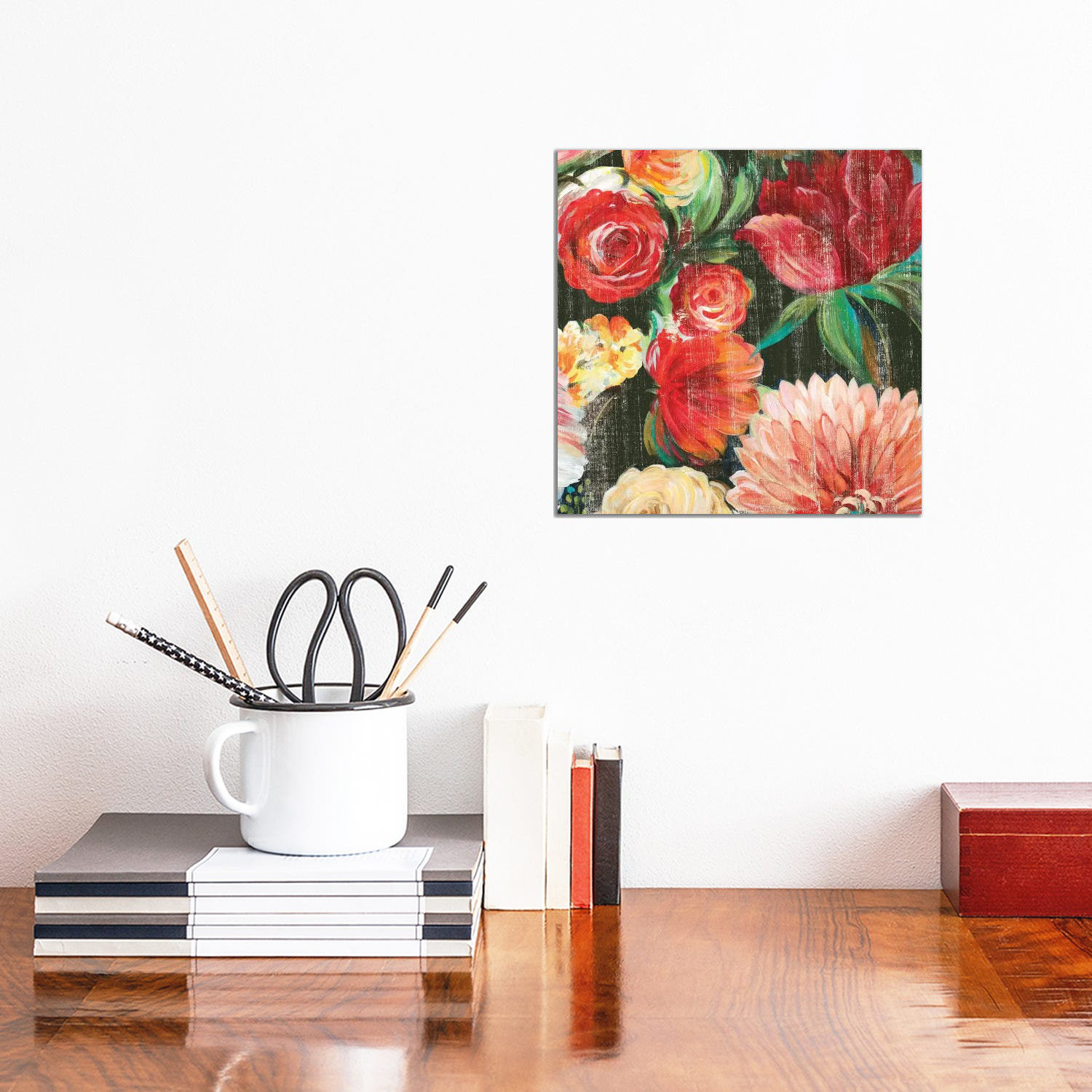 Rosalind Wheeler Lavish Blooms II by Asia Jensen - Wrapped Canvas ...