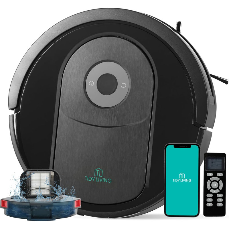 Simple Deluxe Cordless Bagless Robotic Vacuum - Wayfair Canada