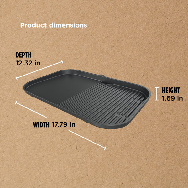 Ninja Woodfire Grill & Griddle Plate, Compatible With Og800 And Og900 ...
