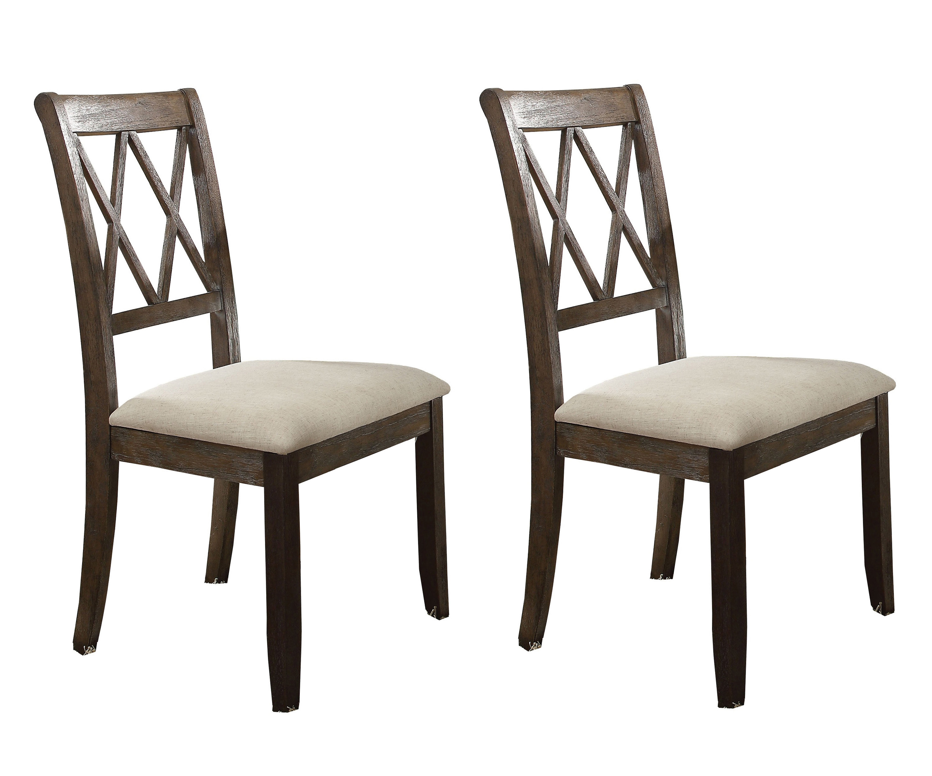 Red Barrel Studio® Pederson Beige and Salvage Brown Open Back Side ...