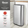 Swan Rectangular Sensor Bin with Hands-Free Opening Using Motion Sensor ...