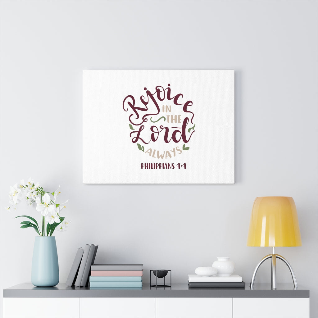 Trinx Rejoice in The Lord Philippians 4:4 Christian Wall Art Bible ...