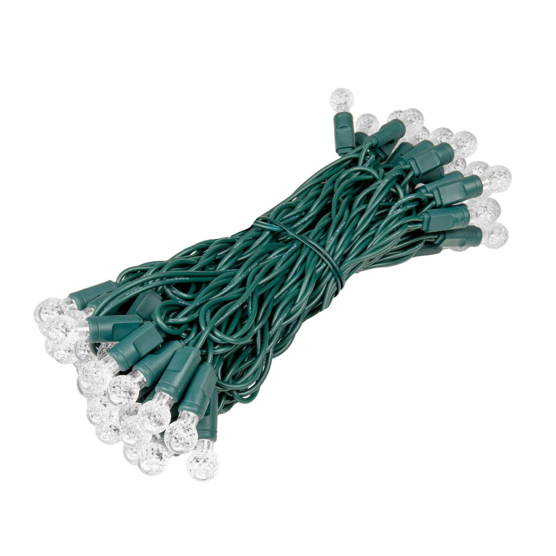 The Holiday Aisle® 25FT 50 LED G12 Christmas String Lights, Tree Lights ...