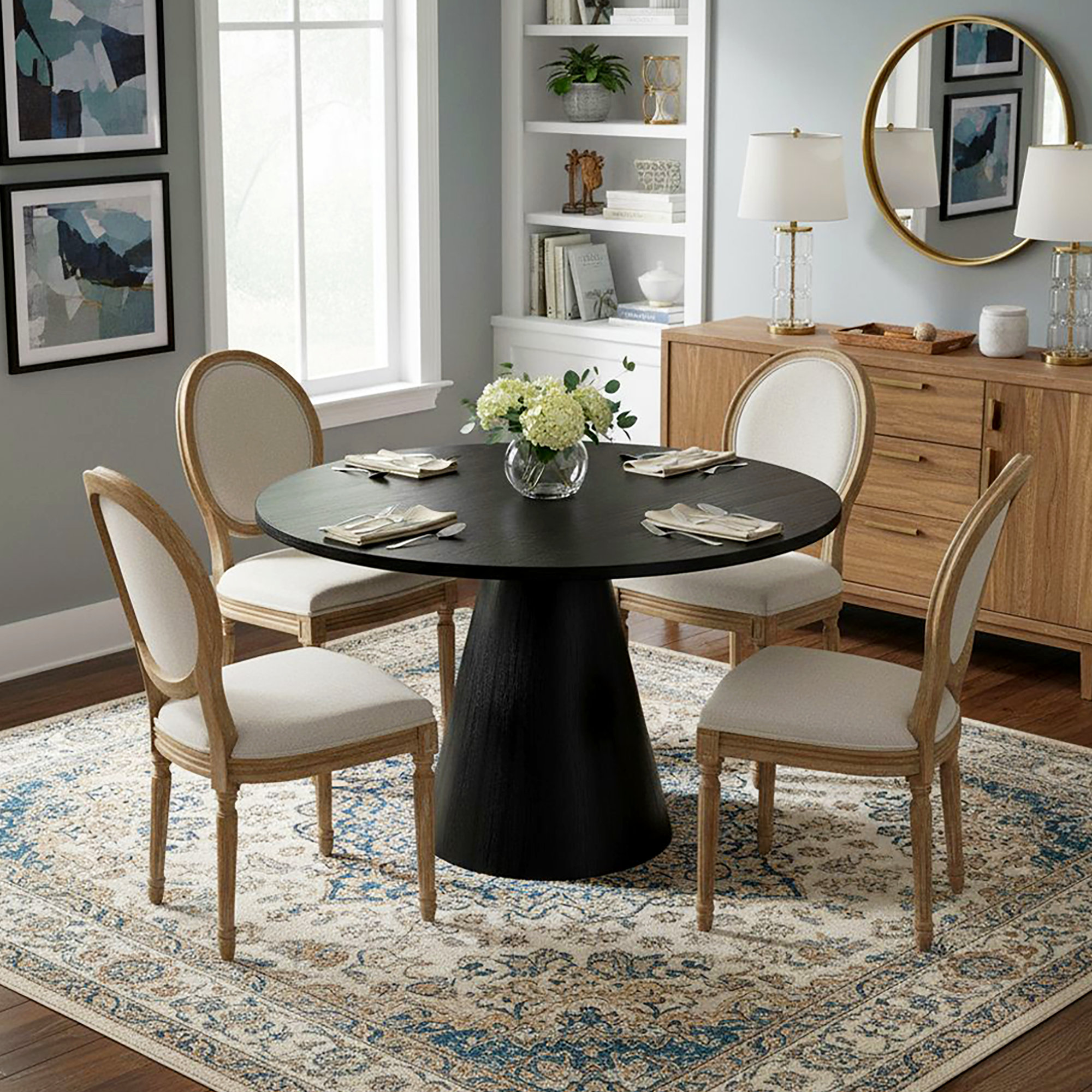 Round Back Dining Chair