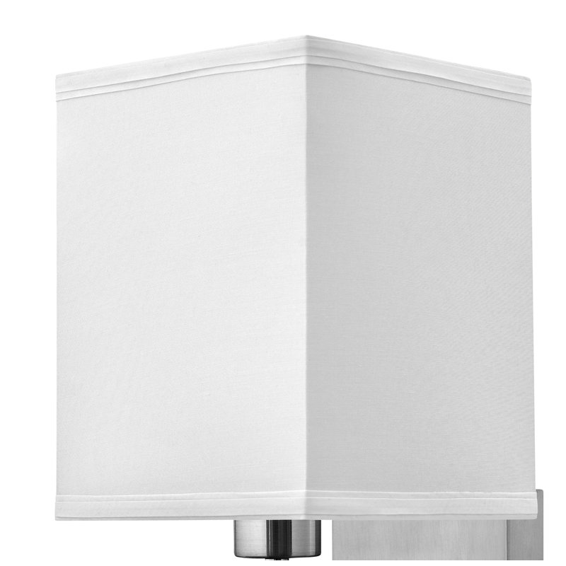 Medallion Lighting 9" H x 7" W Linen Square Lamp Shade ( Spider ) in ...