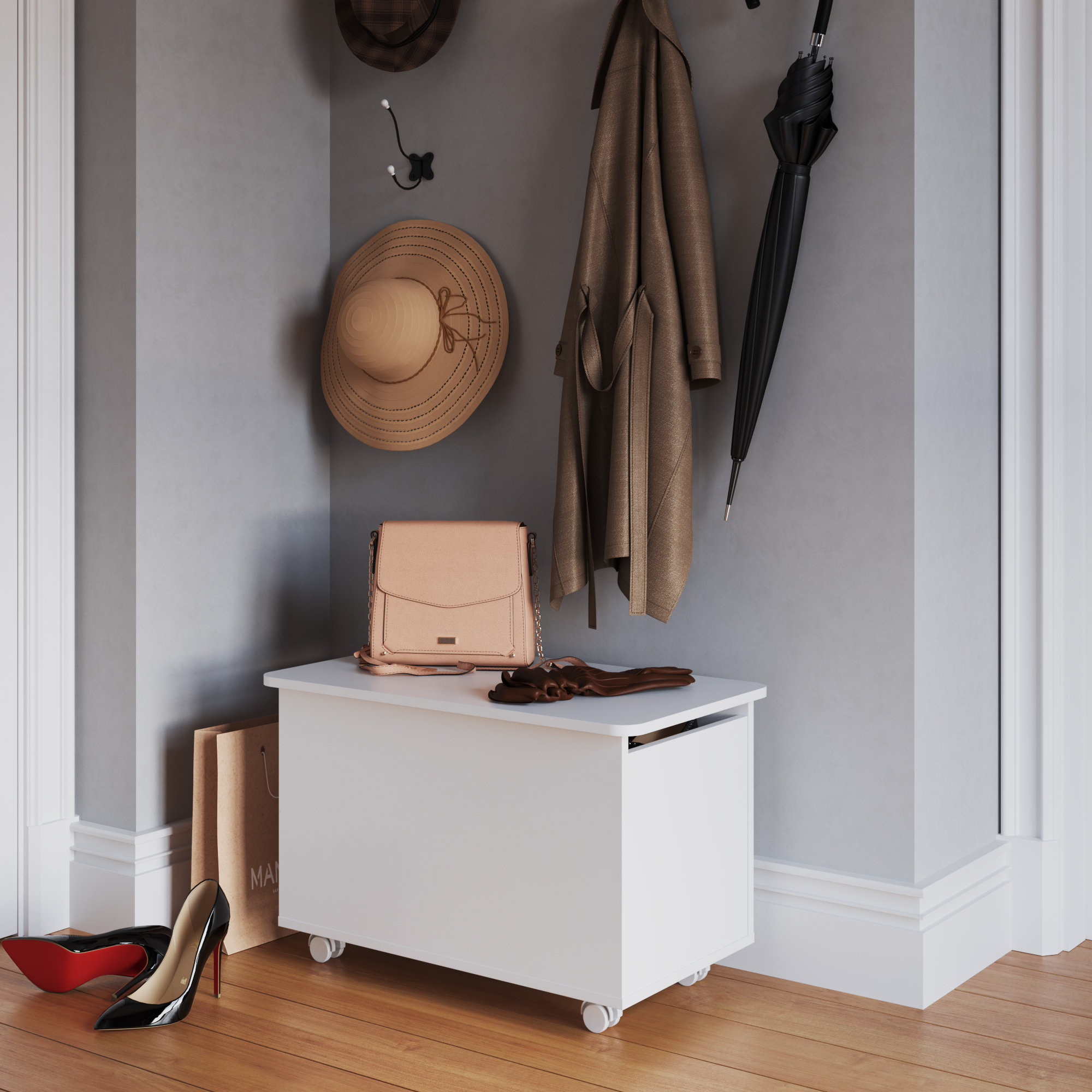 Ebern Designs Rolling Storage Chest – | Wayfair