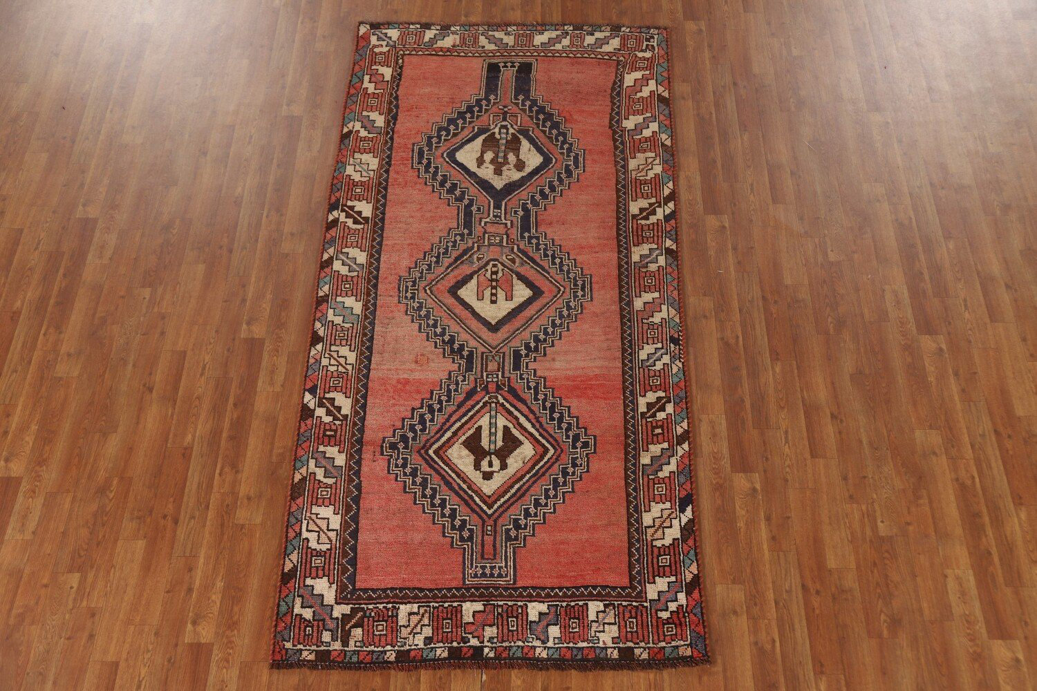 Bloomsbury Market Vintage Wool Traditional Runner Rug 4x9 | Wayfair