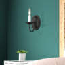 Lark Manor™ Maynes 1 - Light Dimmable Candle Wall Light & Reviews | Wayfair