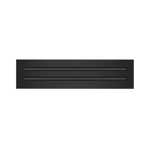 Texas Buildmart BUILDMART - 16x4 Black Modern AC Vent Cover - Standard ...