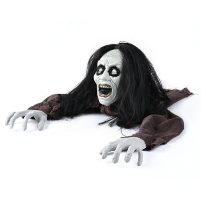 zombie crawling on ceiling