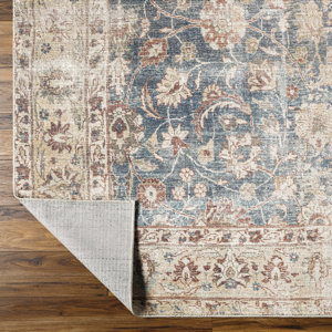 Becki Owens x Livabliss Marlene Vintage Blue/Tan Area Rug & Reviews ...