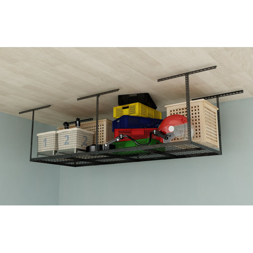 Rebrilliant Noell Overhead Garage Ceiling Mounted Rack & Reviews | Wayfair