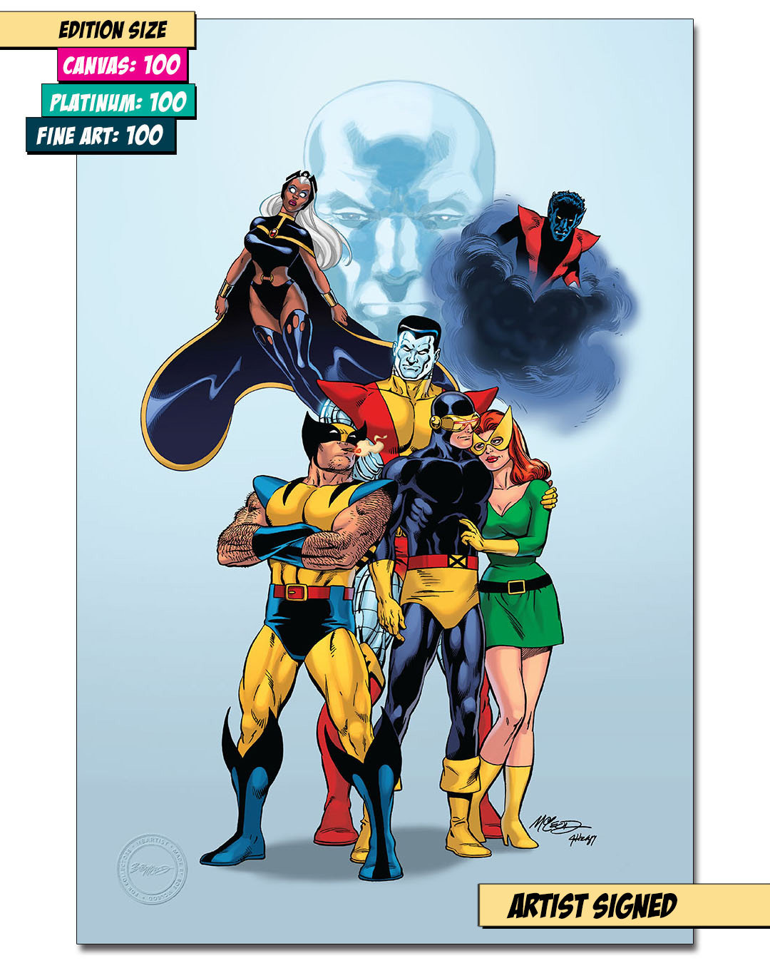 MBartist " THE UNCANNY X-MEN: MUTANT FAMILY " by Bob Mcleod - Wayfair ...