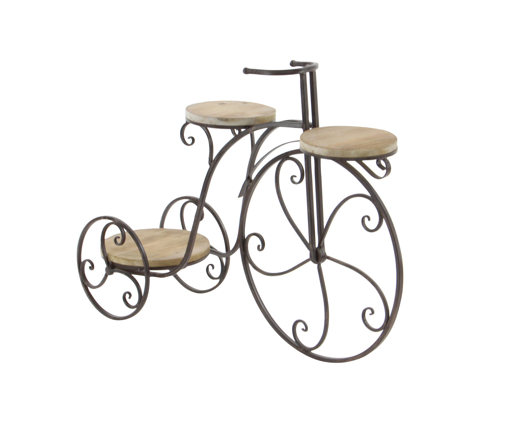 Fleur De Lis Living Orben Metal Indoor Outdoor 2 Tier Bike Indoor ...