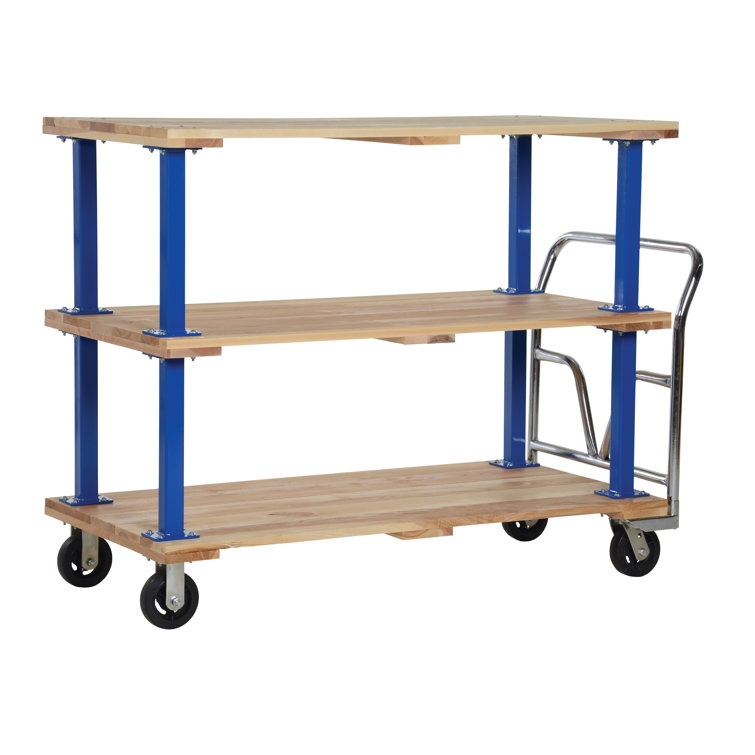 Vestil 62'' H x 30'' W Utility Cart with Wheels | Wayfair