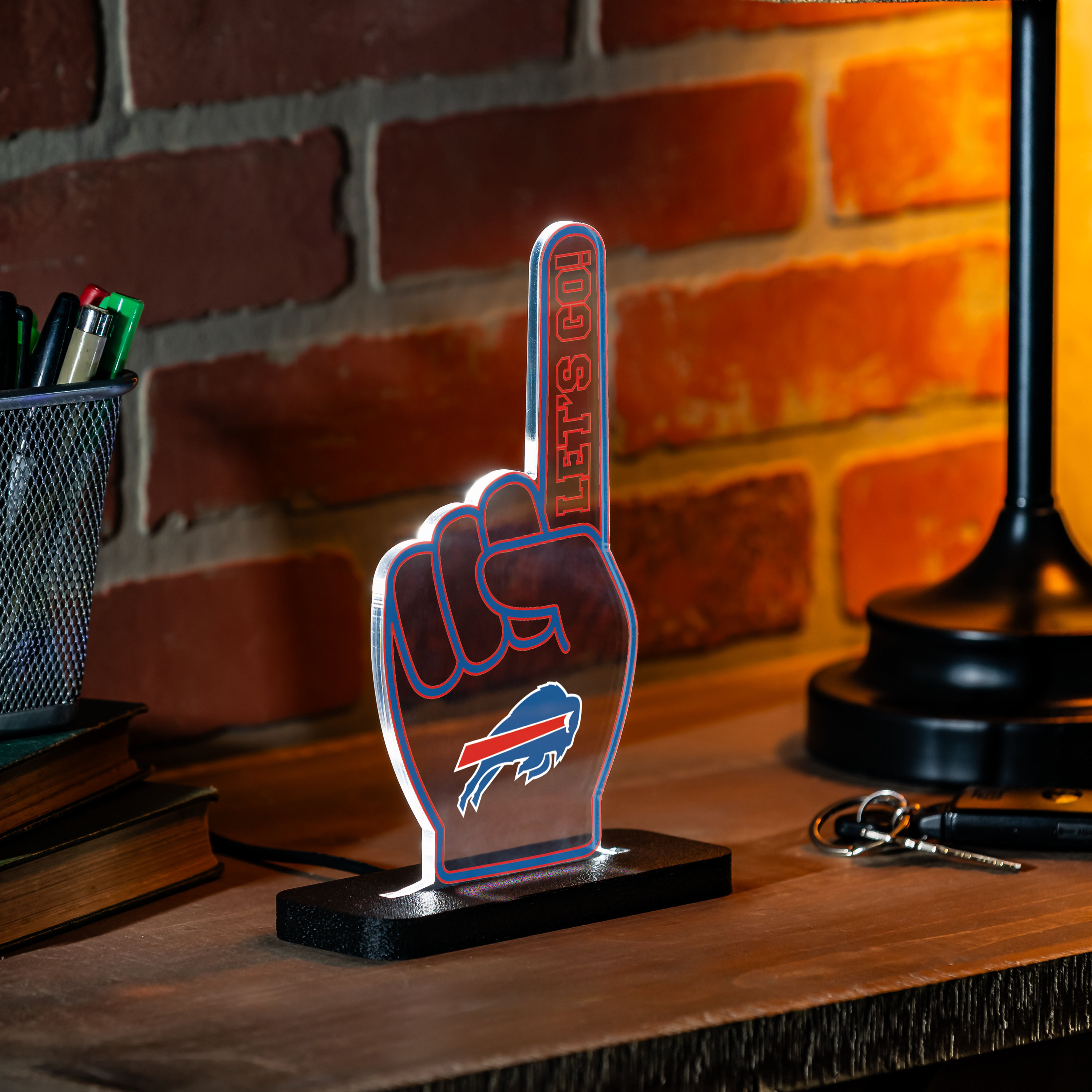 Wrought Studio™ Buffalo Bills NFL Football Foam Finger Desklite LED ...