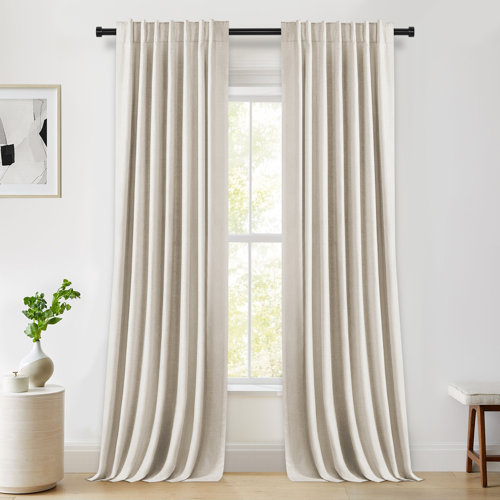 Modern Farmhouse Curtains & Drapes You'll Love | Wayfair