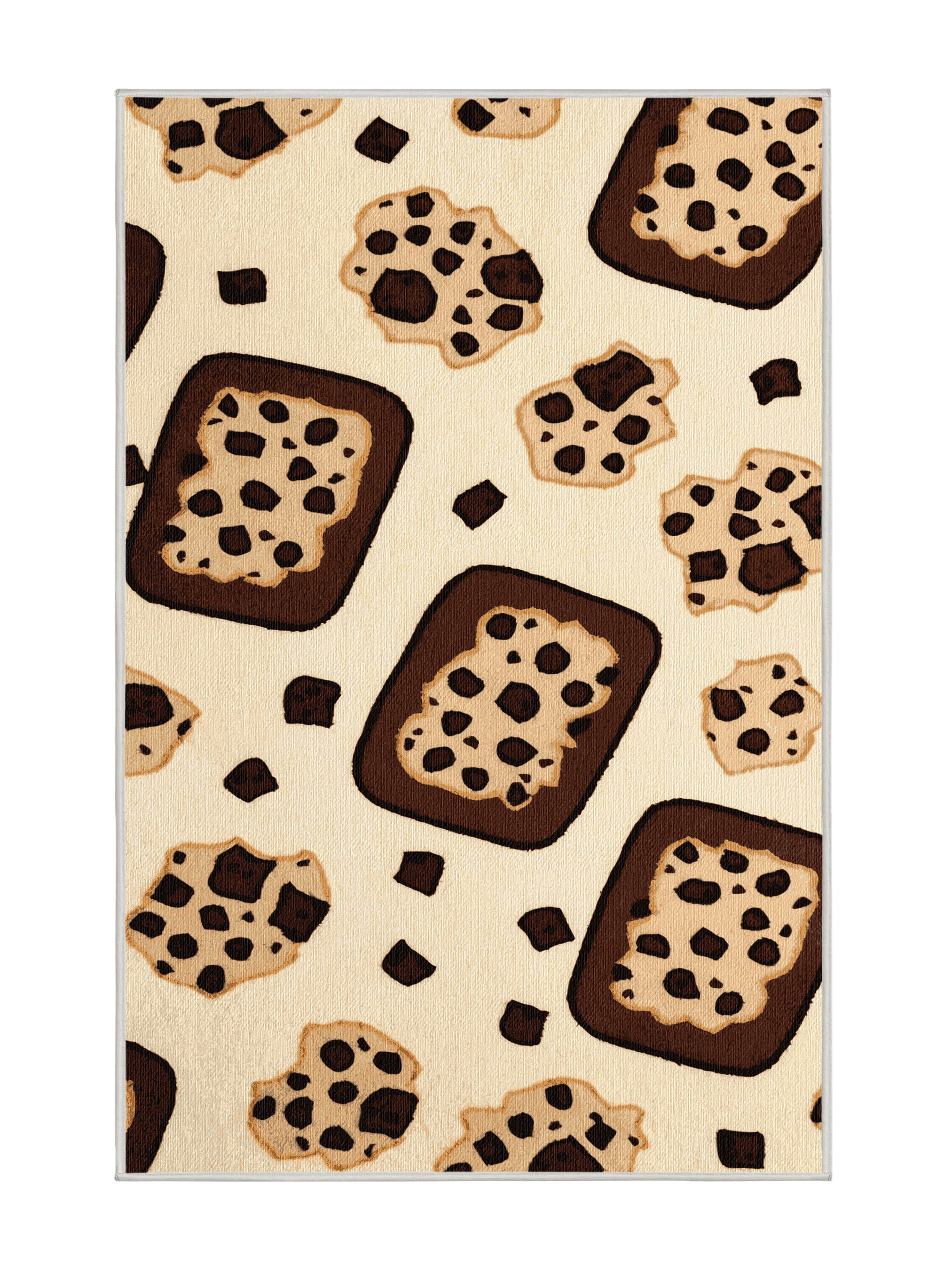 Hokku Designs Washable Cookie dough ice cream Desserts Area Rug | Wayfair