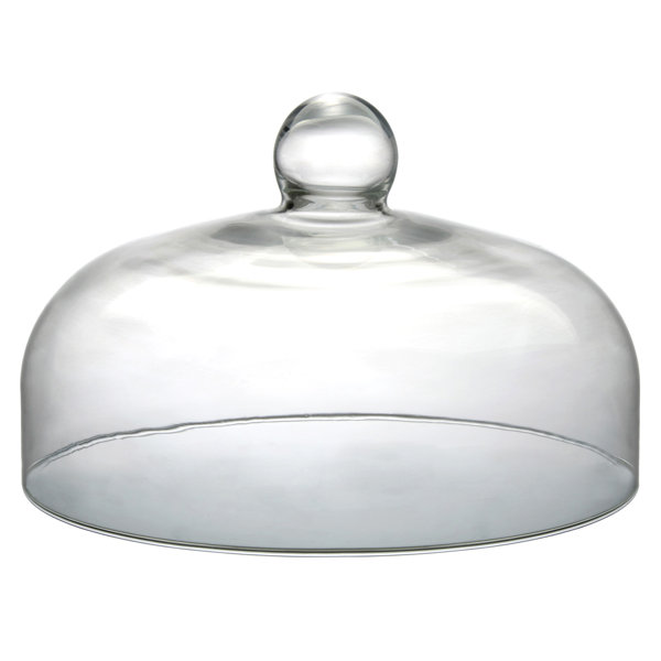 Metro Lane Daizon - Round Glass Dome - White | Wayfair.co.uk