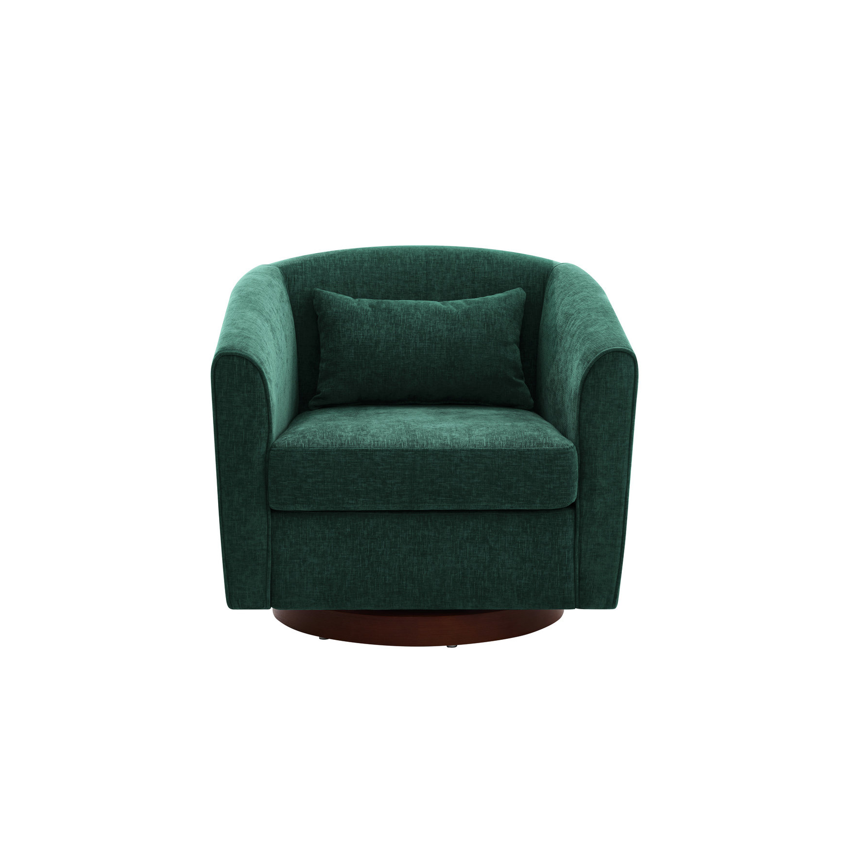 Latitude Run® 360-degree Rotatable Chair For Living - Chenille And Base ...