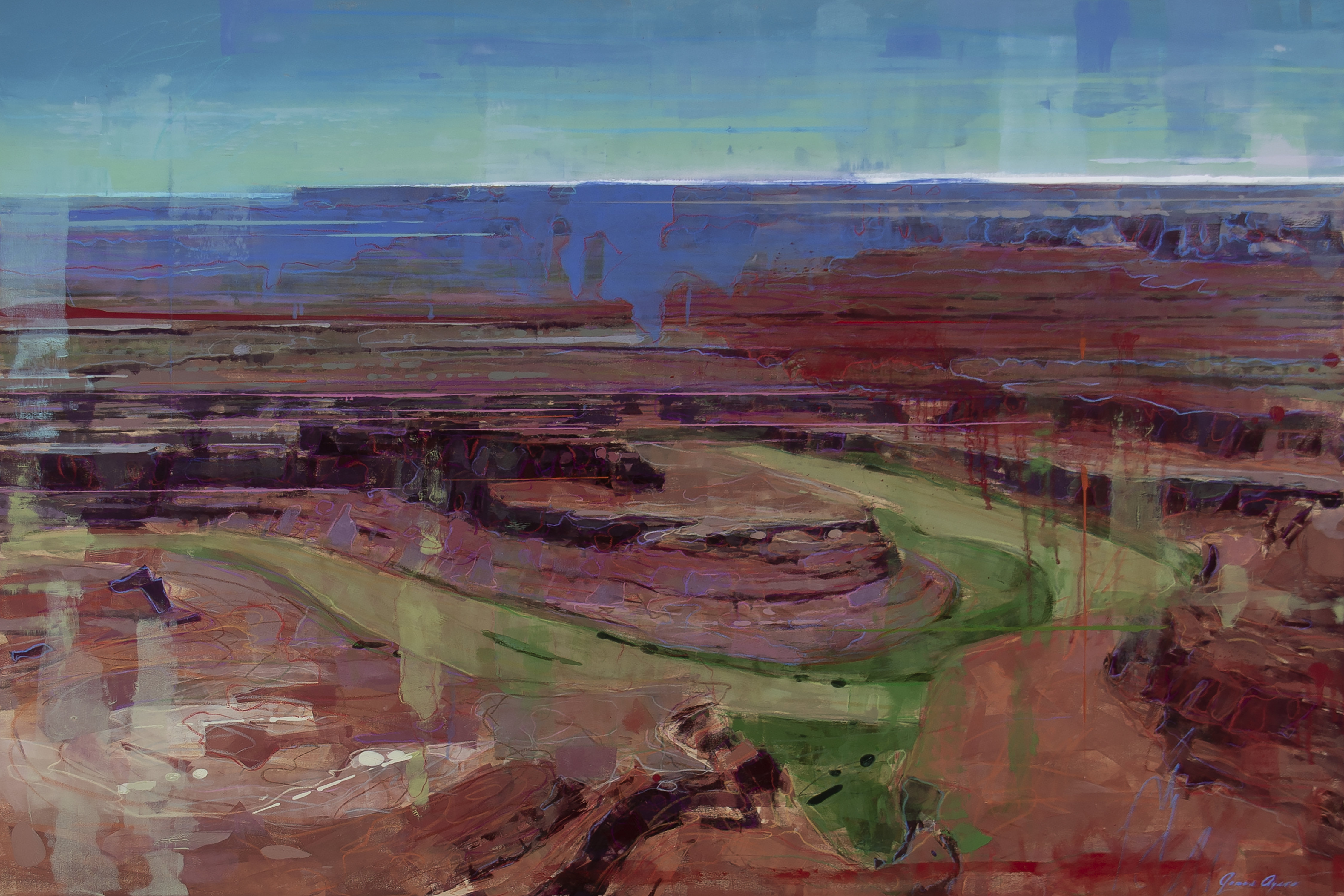 Union Rustic Spectacle Of The Flow On Canvas by James Ayers Print | Wayfair