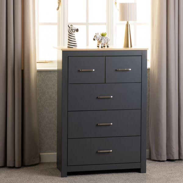 Marlow Home Co. Henryville 5 - Drawer Chest of Drawers | Wayfair.co.uk