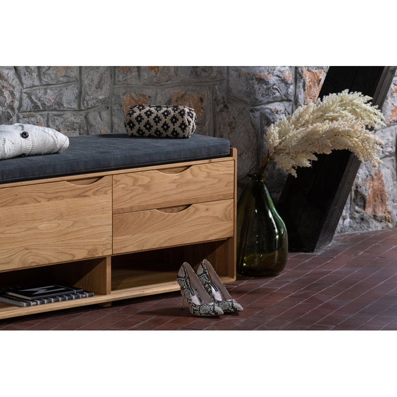 Hokku Designs Donnalou Wood Storage Bench | Wayfair