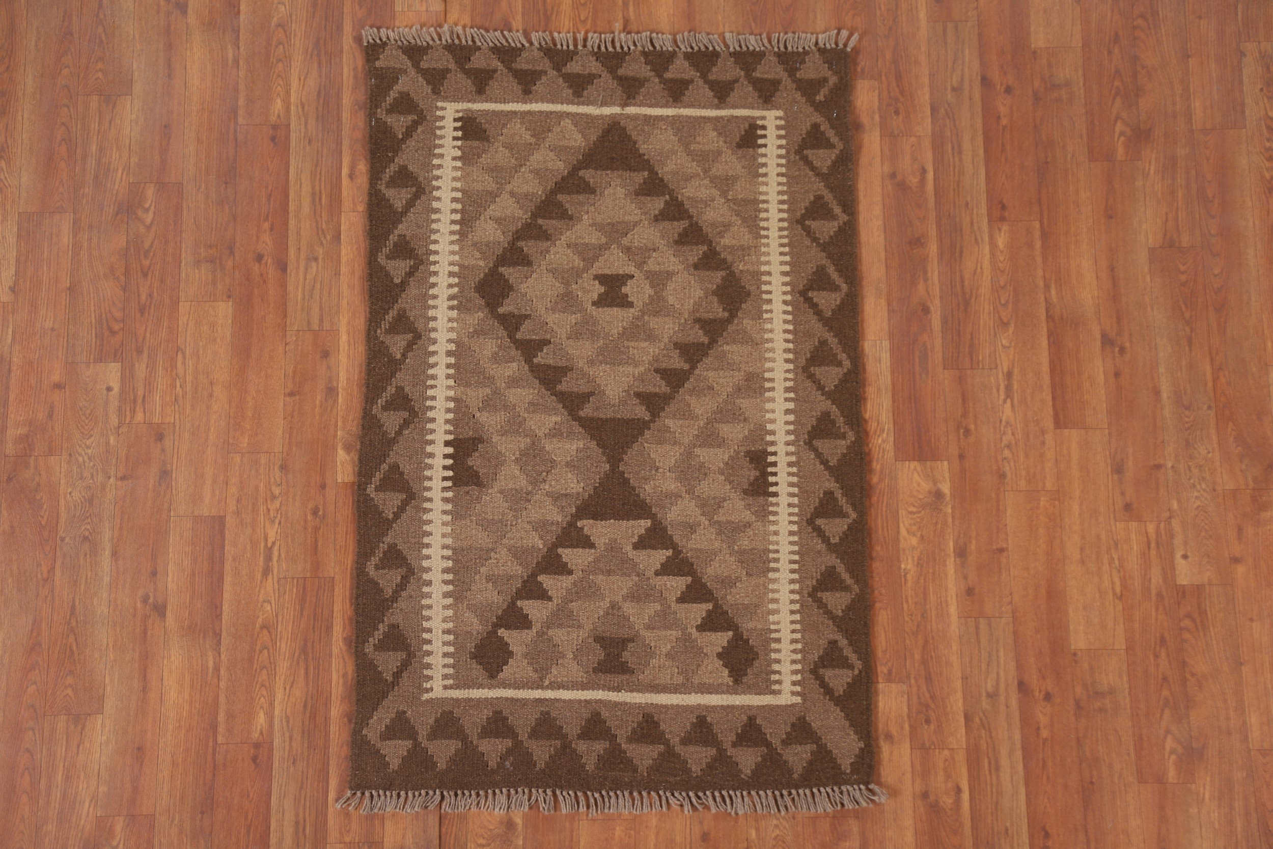 Dakota Fields Reversible Wool Kilim Oriental Rug 3x4 | Wayfair