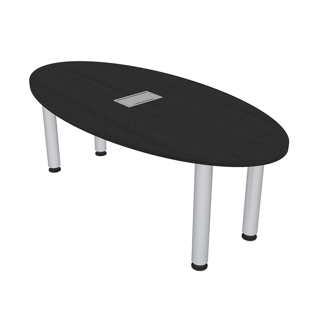 Skutchi Designs, Inc. 6 Foot Oval Shaped Conference Room Table with ...