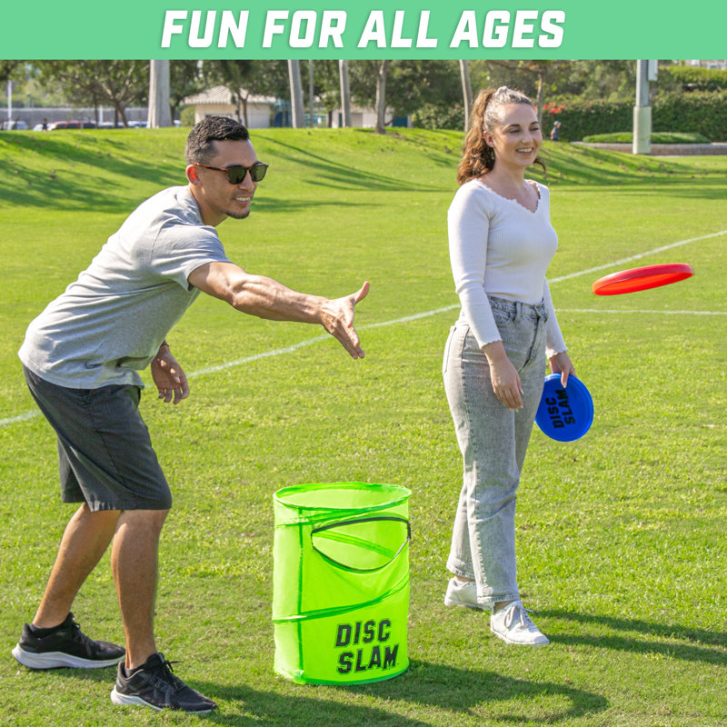 GoSports Disc Slam Flying Disc Game Set - Backyard Lawn Target Game - 2 ...