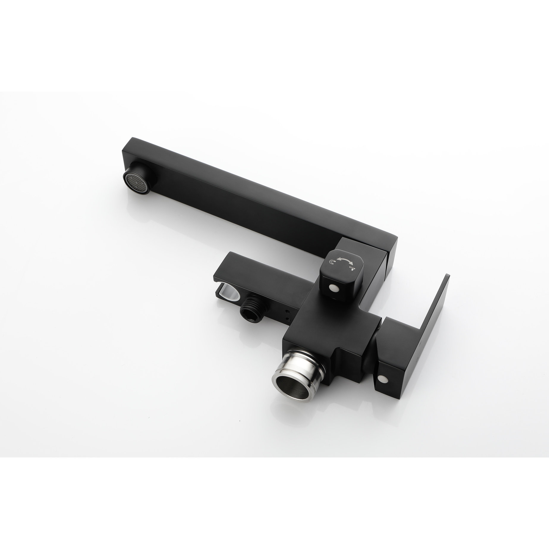 Banior Rust- Tub Filler Faucet - Floor Mounted With Handheld Shower And ...