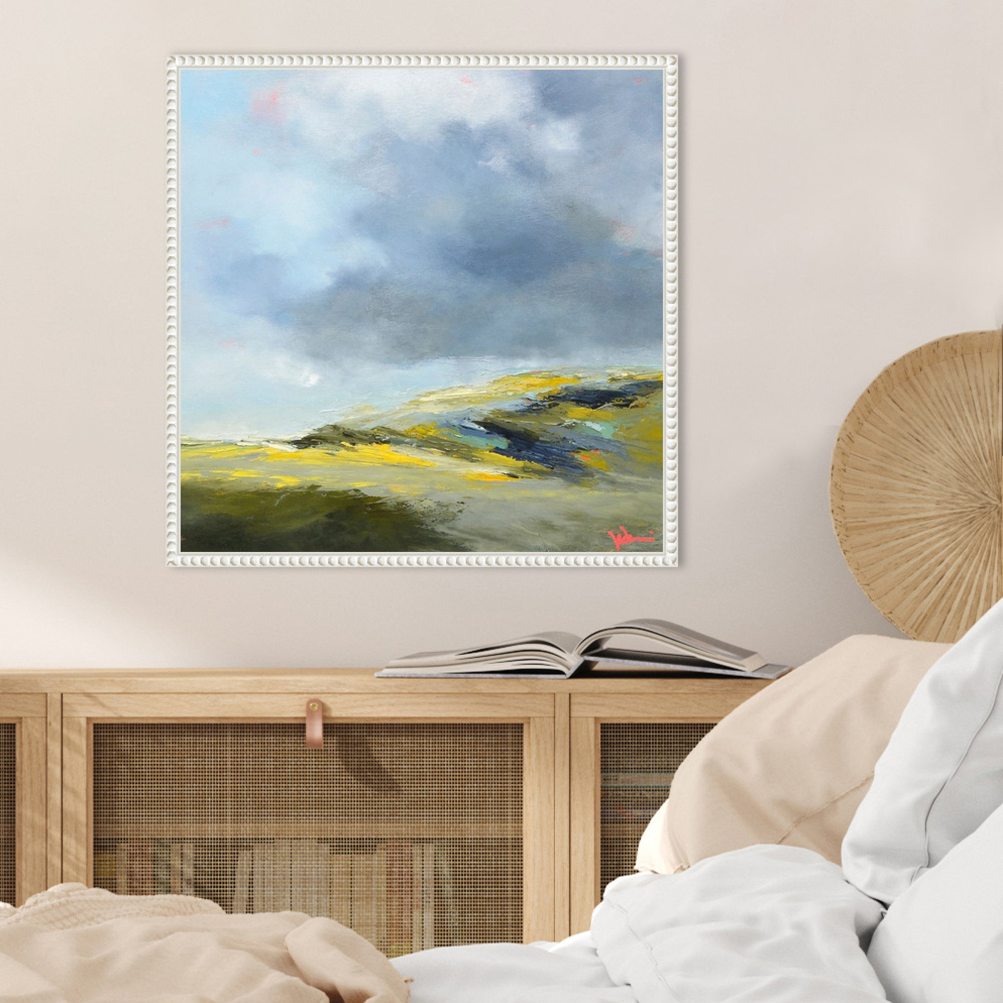 Red Barrel Studio® Maybe Rain Hillside Landscape by Patrick Dennis ...