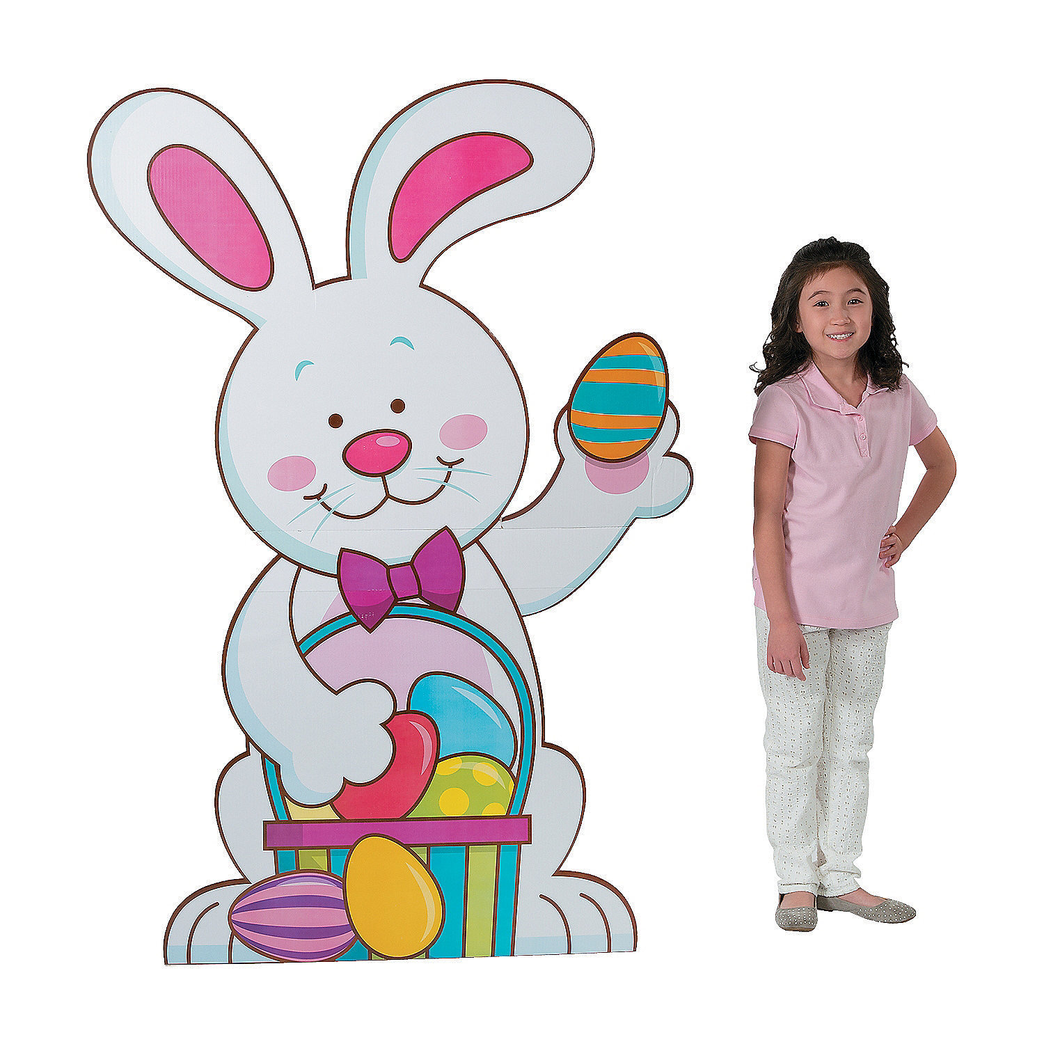 The Holiday Aisle® Easter Bunny Cardboard Stand-Up - Party Decor - 1 ...