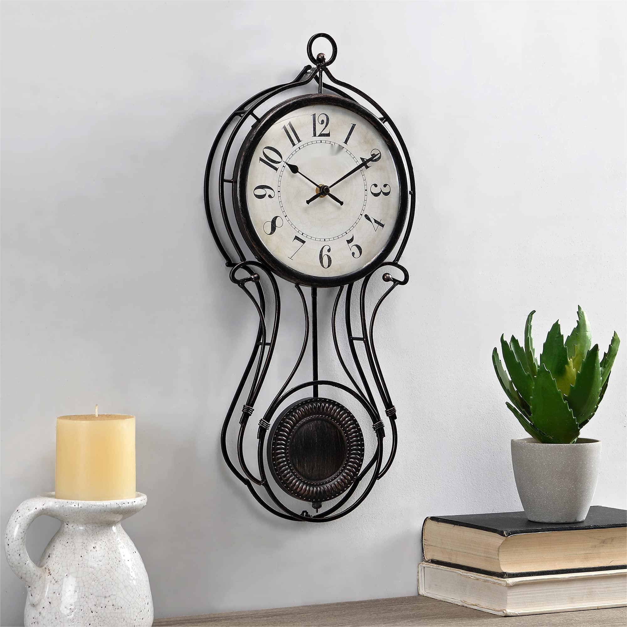 Alcott Hill® Dastina Metal Wall Clock | Wayfair
