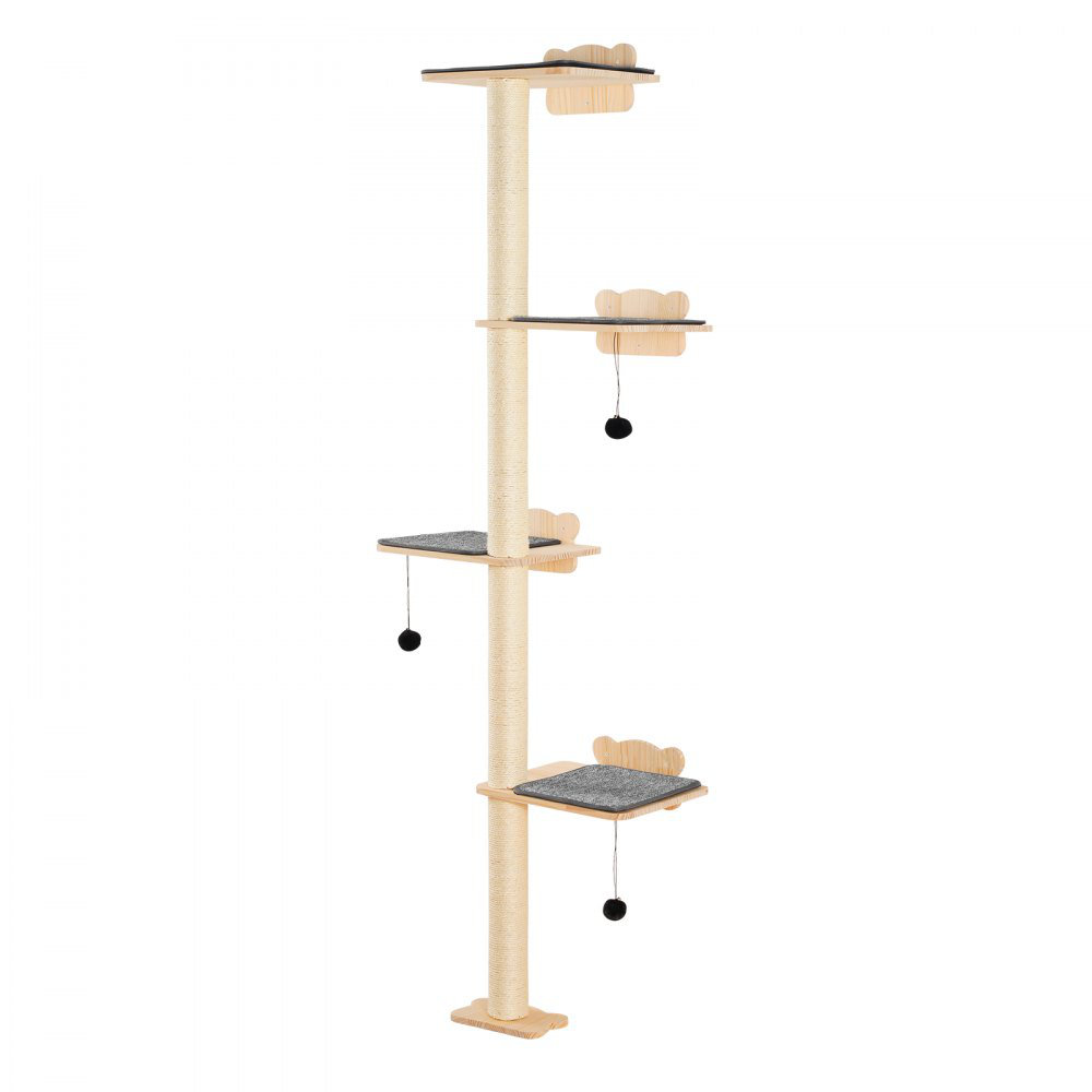 Archie & Oscar™ Wall Mounted Cat Shelves Tree with Platform Tree-Shaped ...