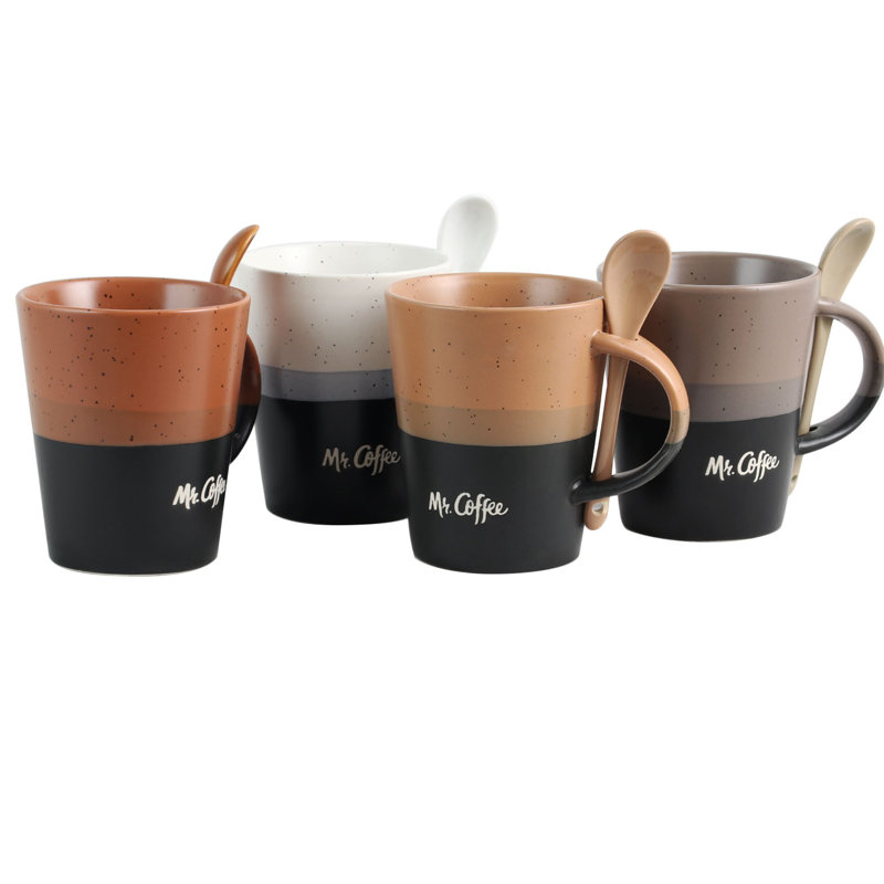 Mr. Coffee Caf Greco 8 Piece Coffee Mug Set & Reviews | Wayfair